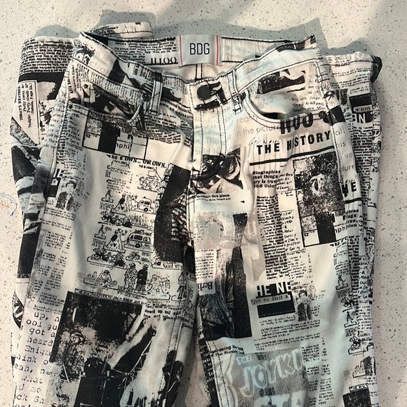 BDG | Jeans | Brand New Bdg Comic Book Newspaper Jeans | Poshmark